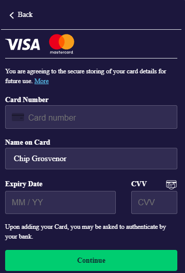 How to add a new payment method