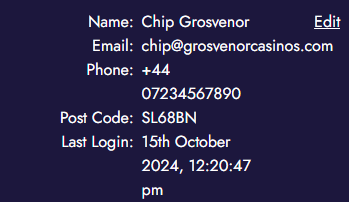 How to update my account details