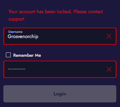 My account has been locked